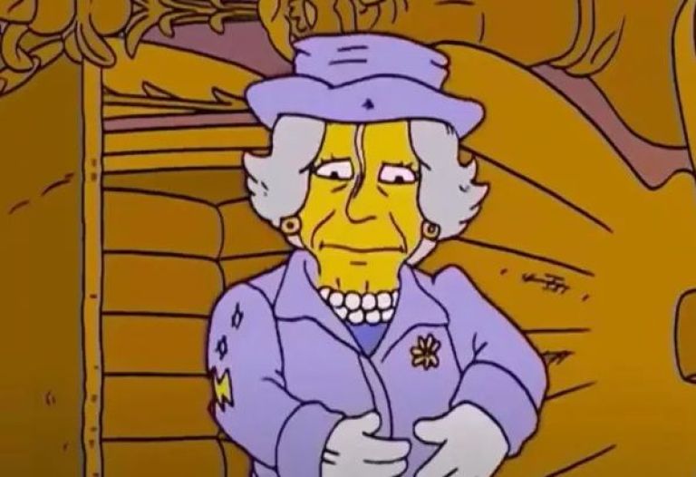 Viral: ¿Los Simpson predijeron la muerte de la reina Isabel II? | ANR ...