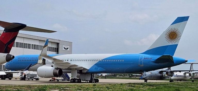 Llegó a la Argentina el ARG 01, el nuevo avión presidencial, valuado en ...